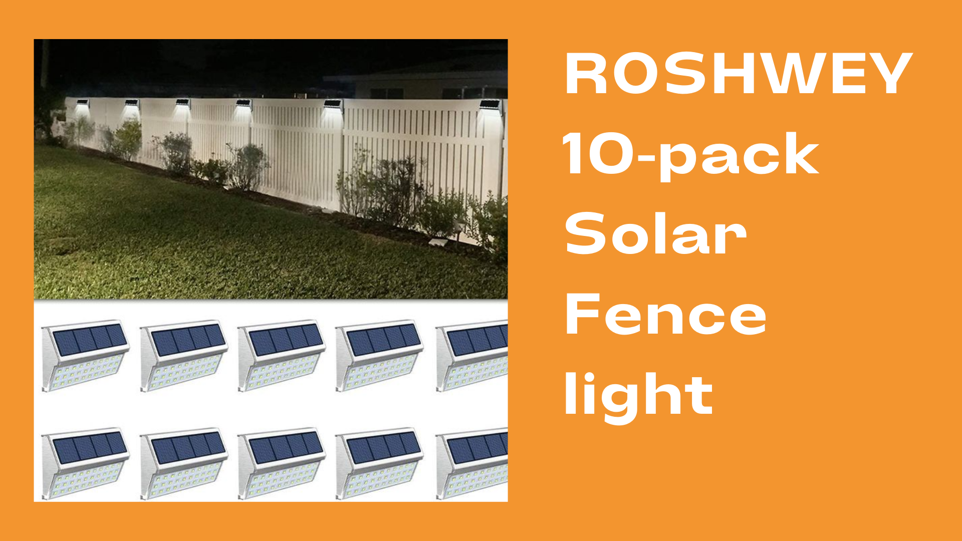 Best Solar Fence Lights - Renewable Systems